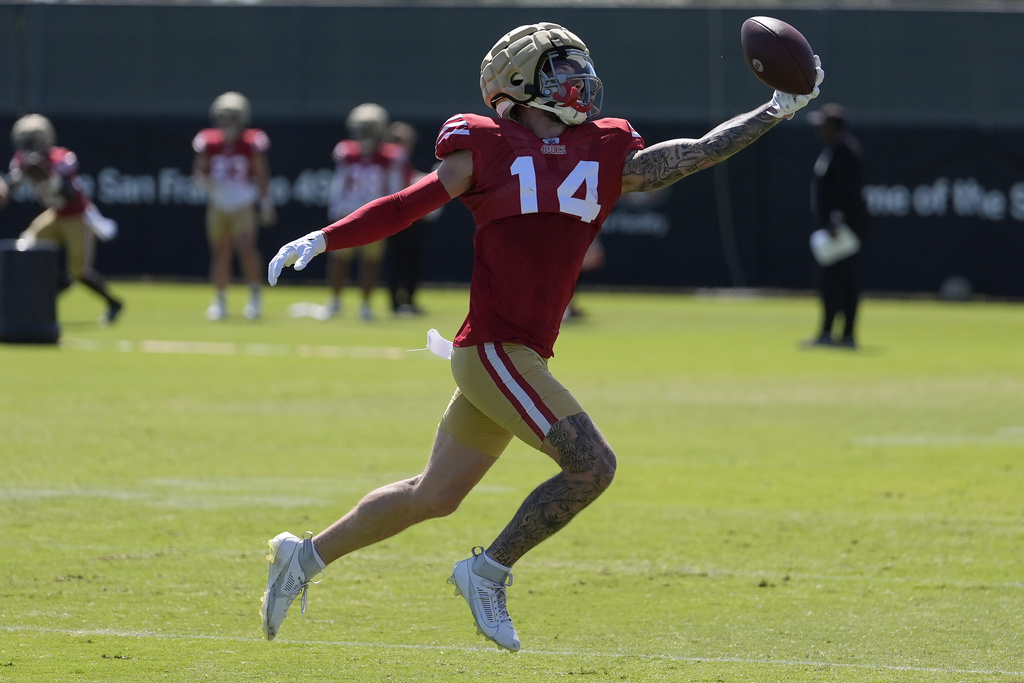 Rookie receiver Ricky Pearsall is impressing the 49ers early in ...